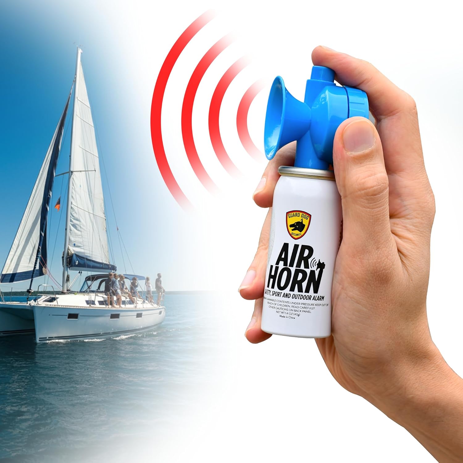 Amazon.com: Guard Dog Security Air Horn for Boating, Sporting events ...