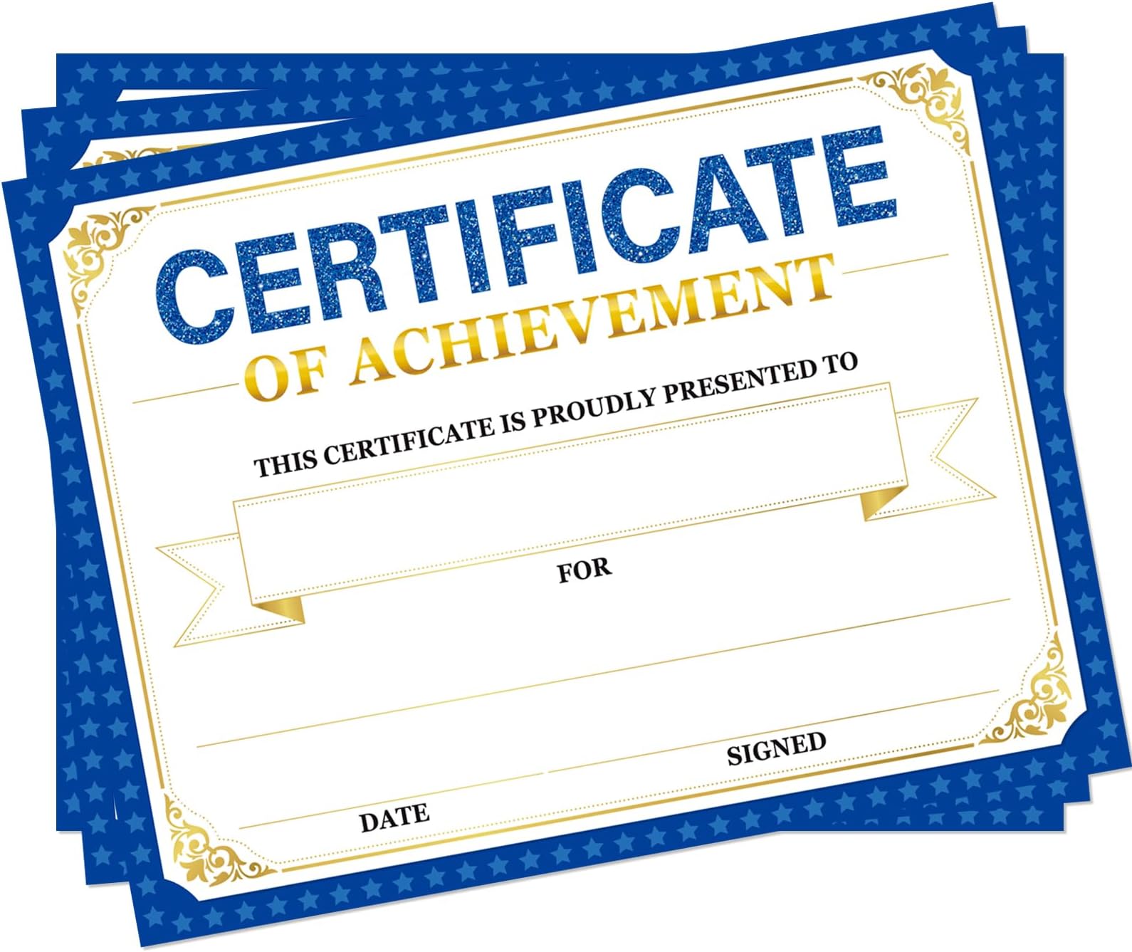 Amazon.com : 30 Certificates of Achievement Student Award Certificates ...