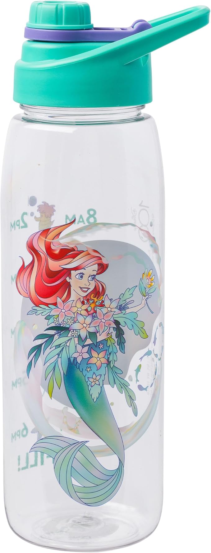 Amazon.com: Silver Buffalo Disney The Little Mermaid Ariel Hydration ...