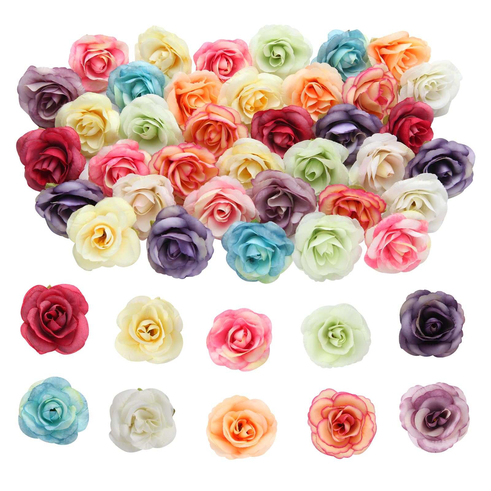 Amazon.com: Fake Flowers Roses Artificial Flowers Bulk Daisy Flower ...