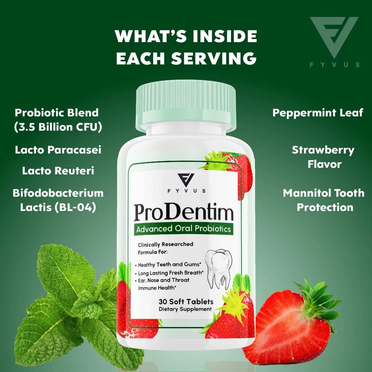 Prodentim – Paquete de 2 tabletas masticables para encías y dientes ...