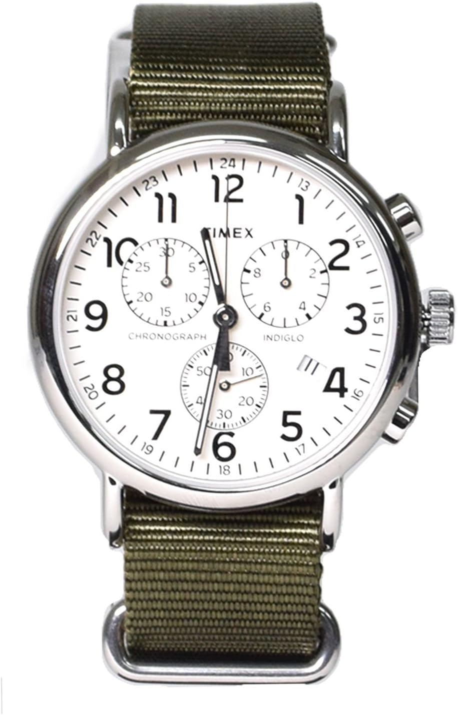 TIMEX Weekender Chronograph Off-White Dial Men's Watch-TW2P71400 ...