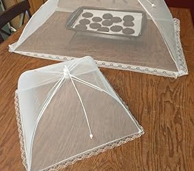 Amazon.com: 7 Pack Food Net Food Covers for Outdoors, Mesh Food Tents ...