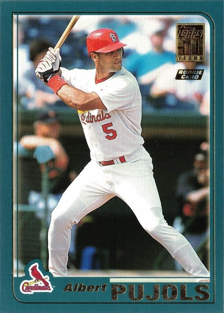Amazon.com: 2001 Topps Traded Baseball #T247 Albert Pujols Rookie Card ...