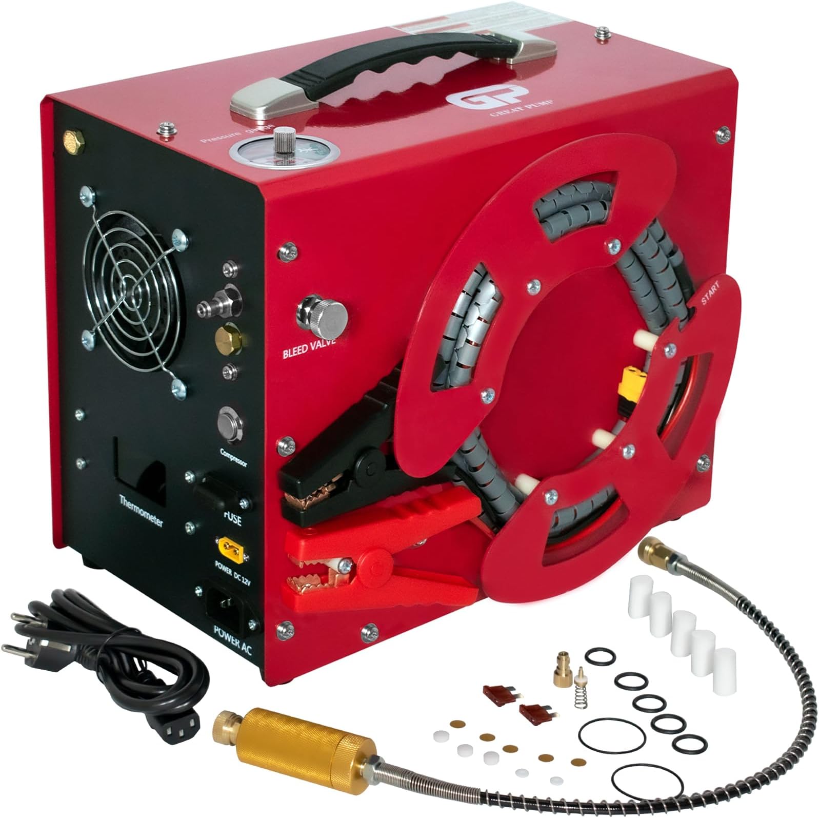 Amazon.com: TUXING 4500Psi Pcp Air Compressor, Auto-Stop,Oil&Water-Free ...