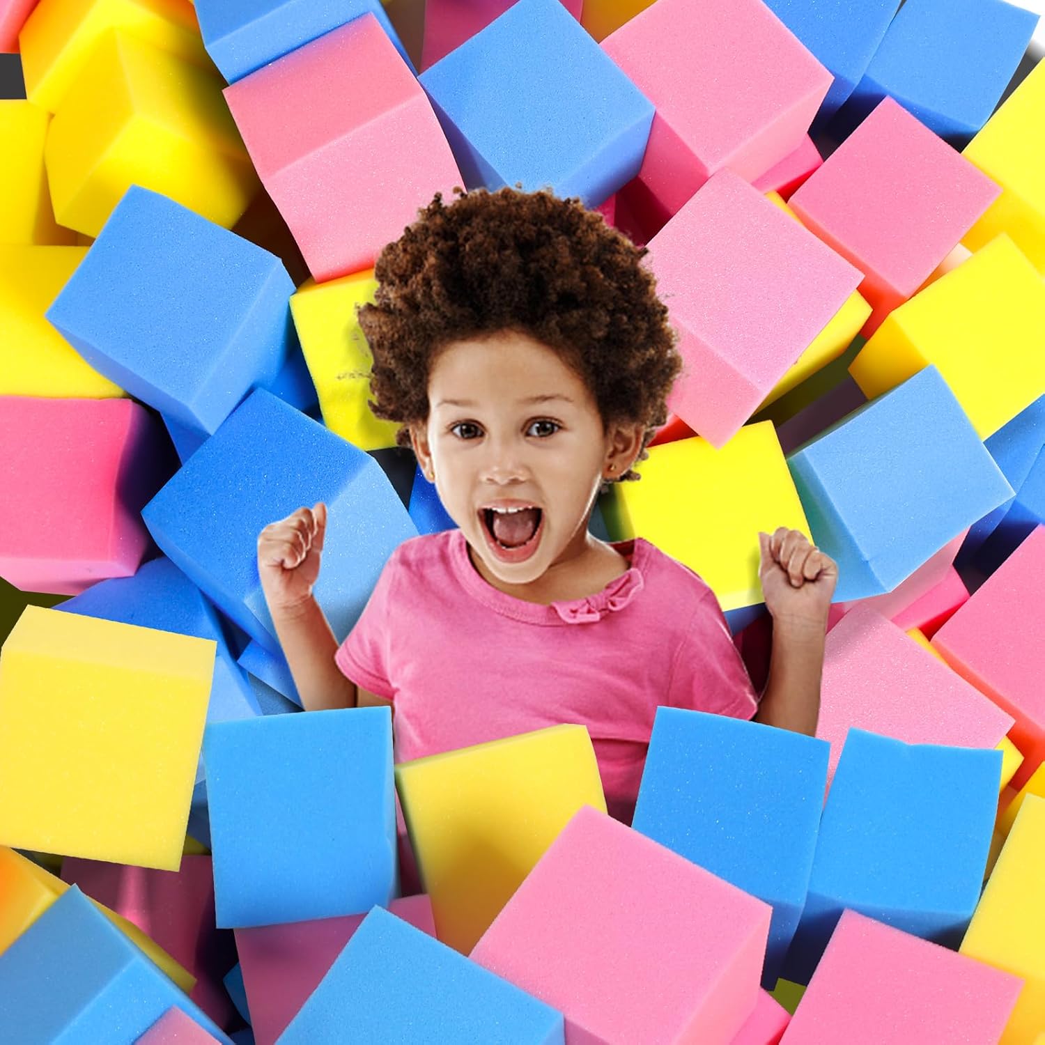 Amazon.com: TAYUQEE Foam Pit Cubes Blocks - 36 PCS 5" x 5" x 5" Foam Gymnastics Blocks ...
