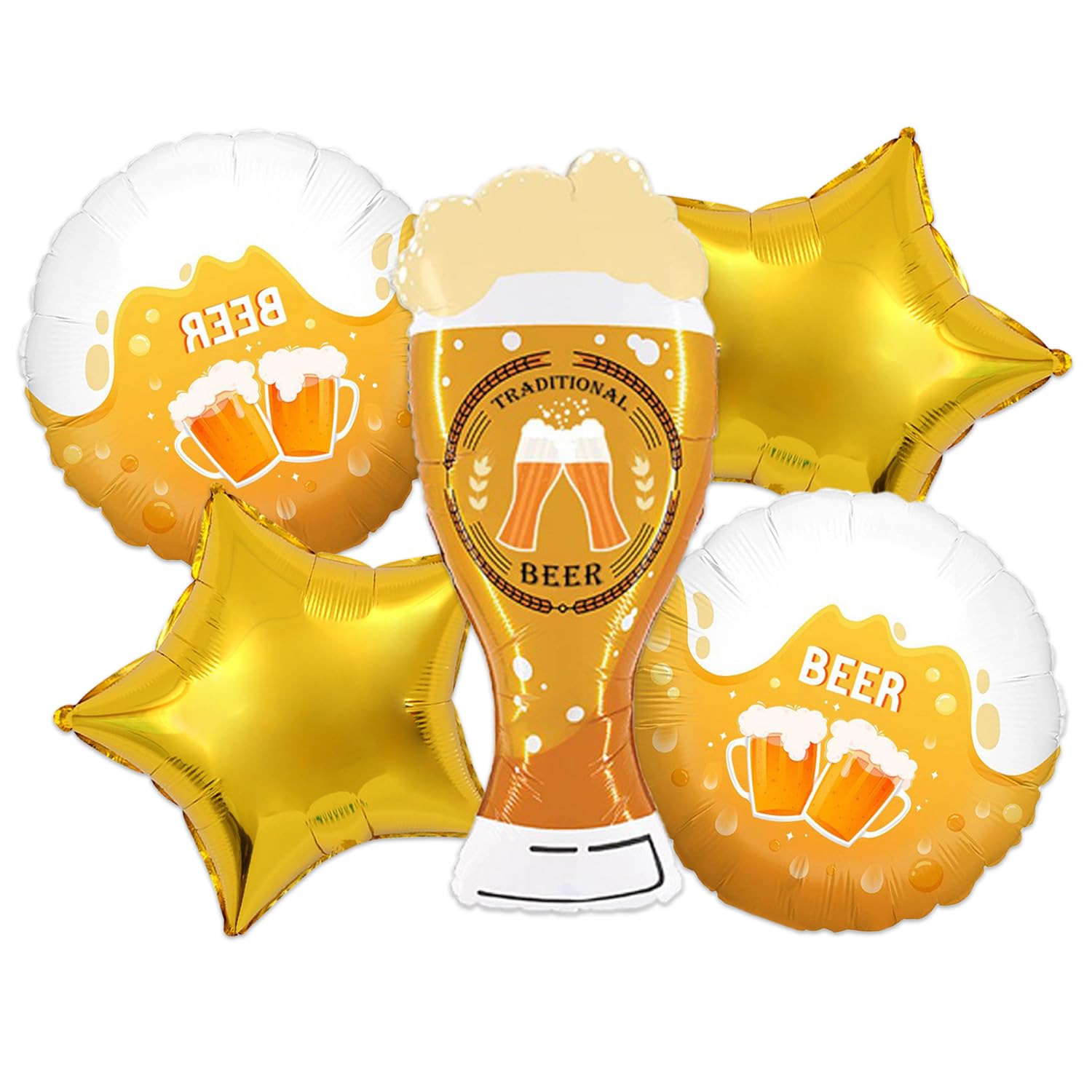 Amazon.com: Oktoberfest Balloons Beer Foil Balloons Beer Mug Cheer ...