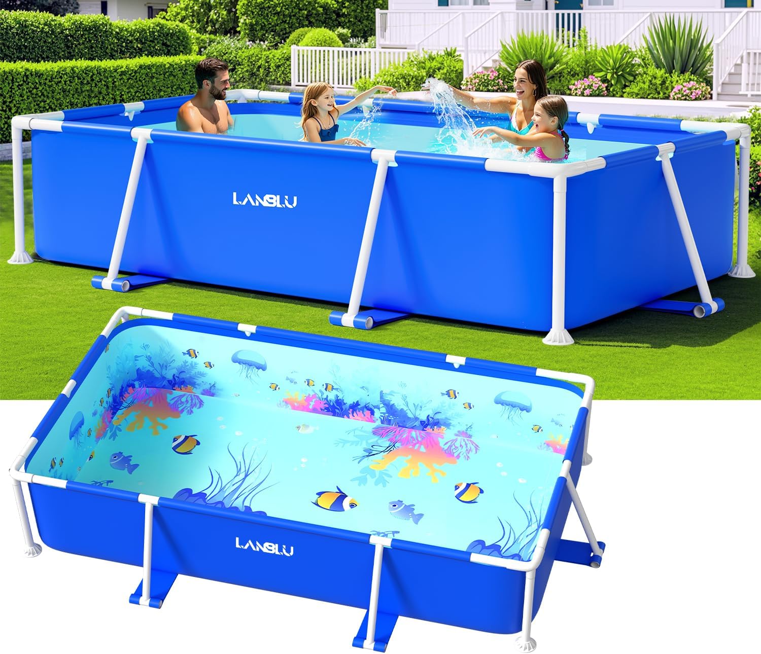 Pool Rechteckig 300 X 200 X 120
