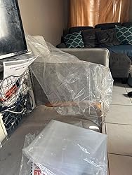 Amazon.com: IMPRESA [Variety 4 Pack Plastic Furniture Covers for Moving ...