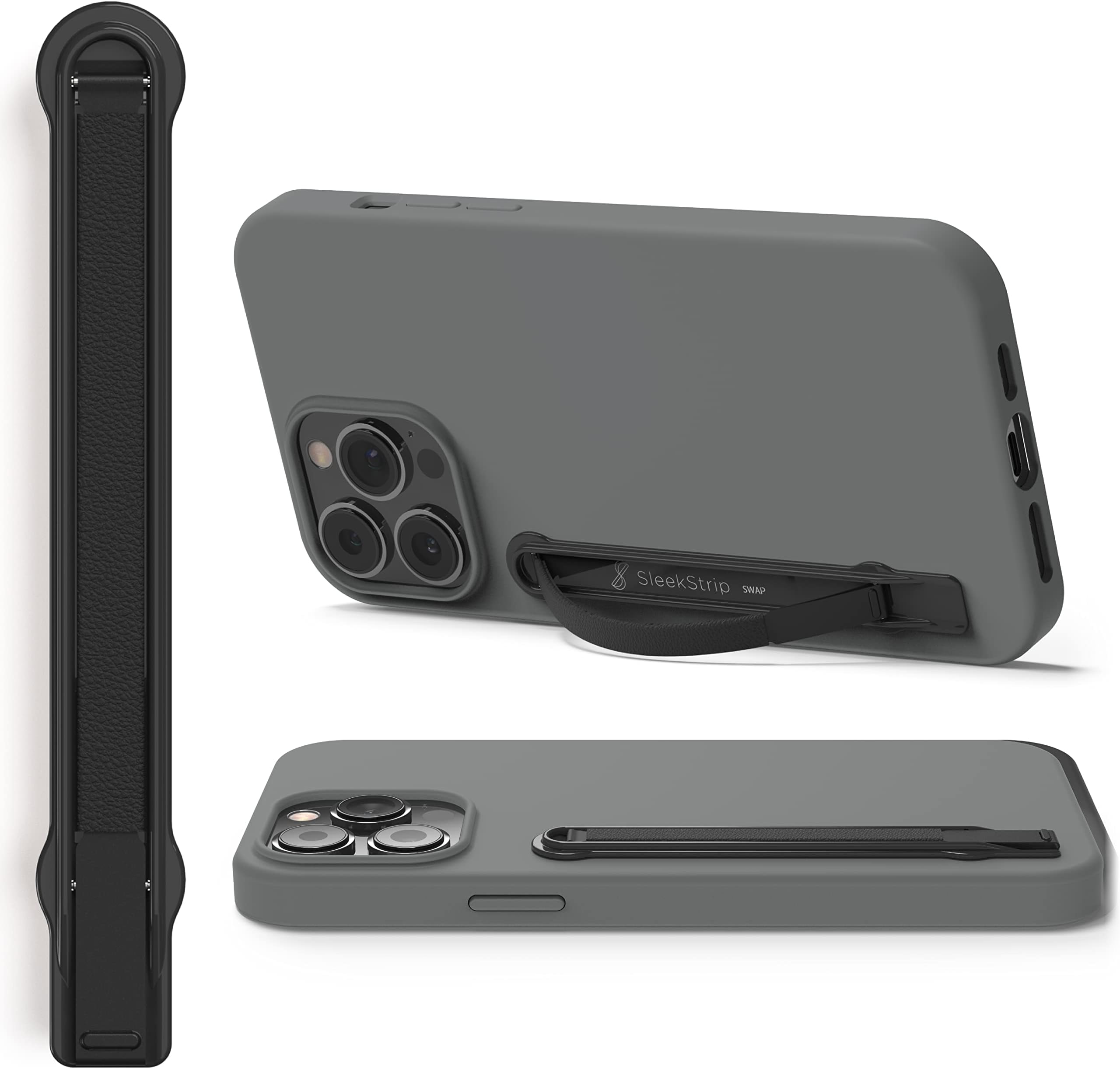 Amazon.com: SleekStrip SleekGrip Premium: Swappable Phone Stand & Phone ...