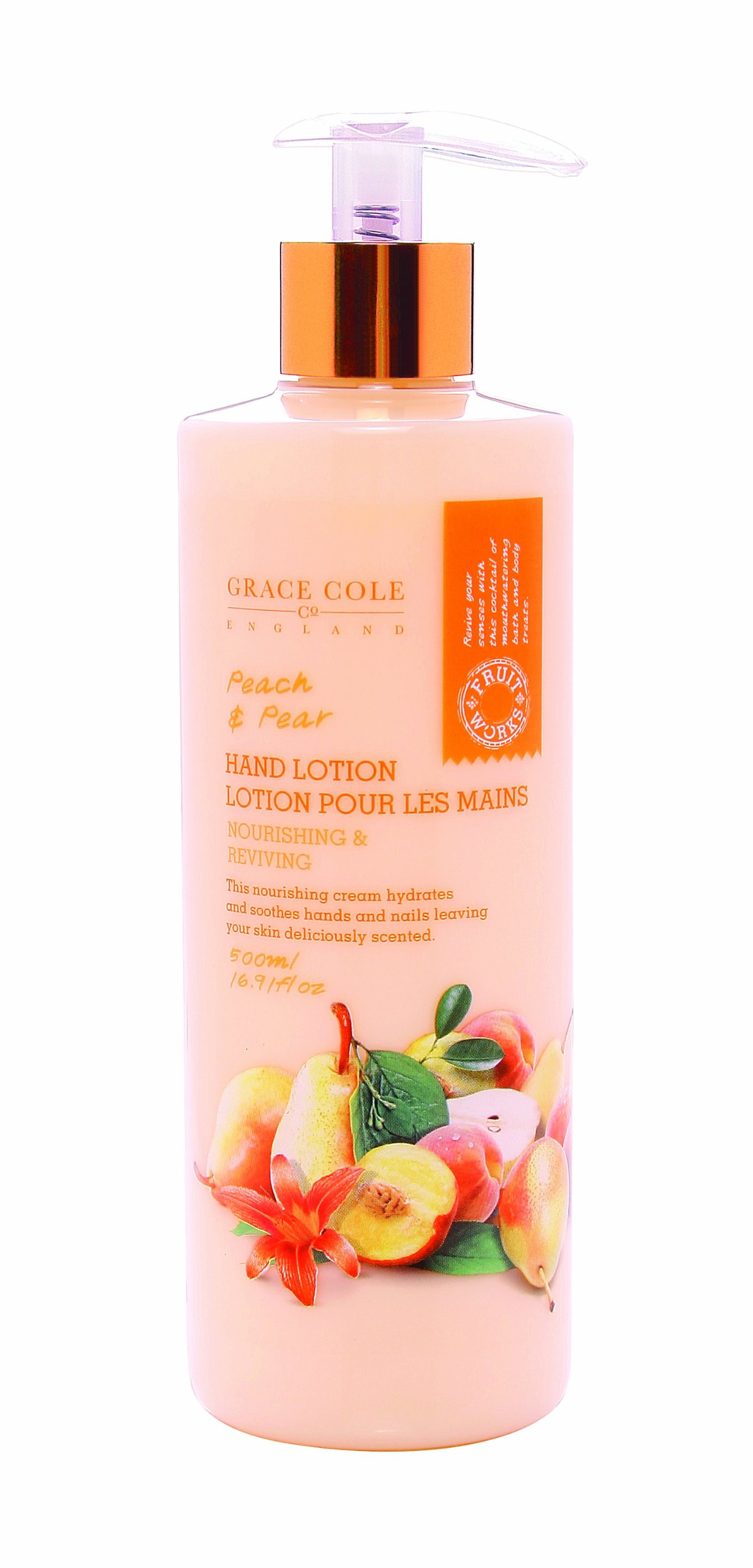 Fruitworks Peach and Pear Hand Lotion 500ml : Amazon.co.uk: Beauty