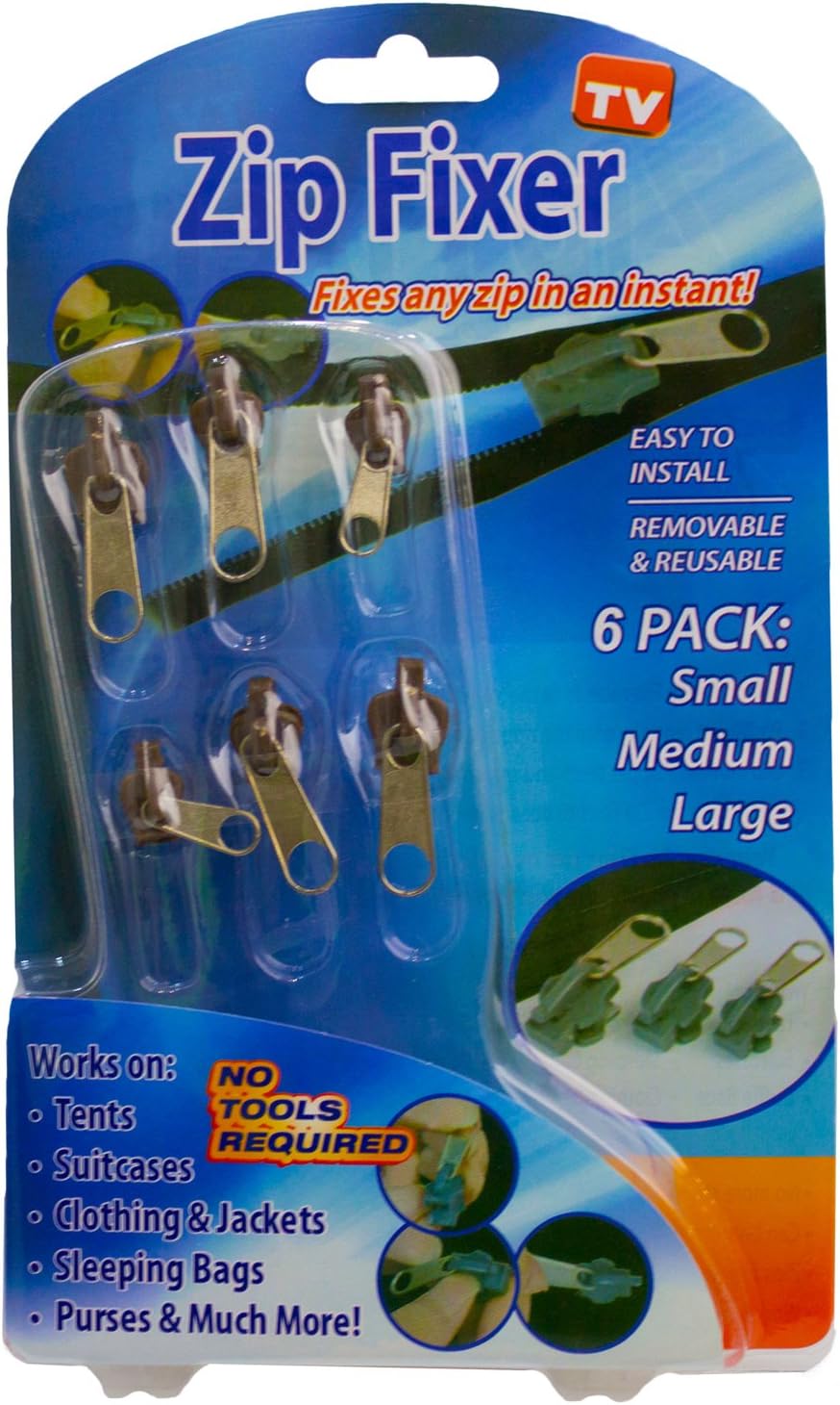 Amazon.com: 6 Pack Small Medium Large Easy Removable Reusable Instant ...