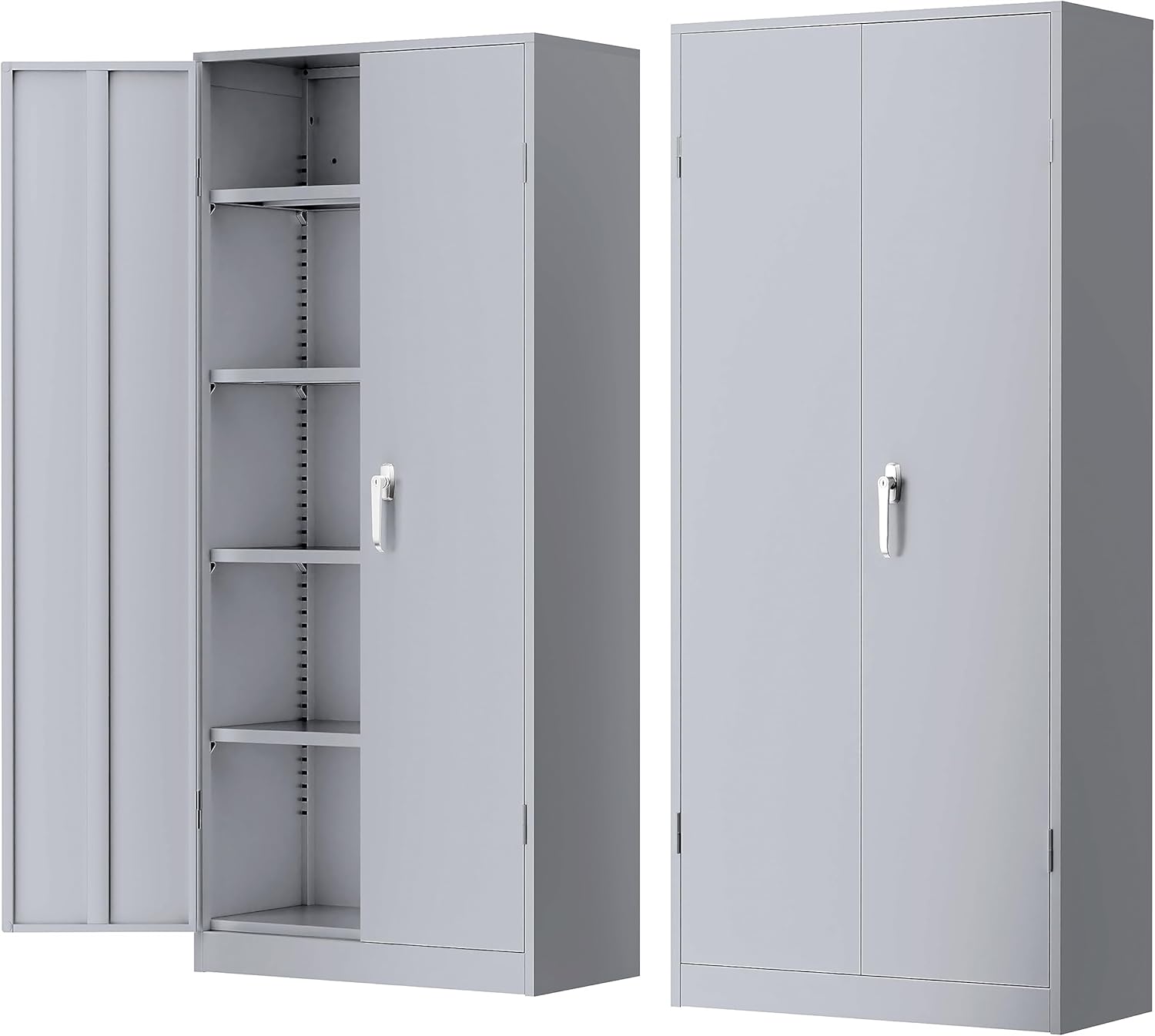 Amazon.com: Greenvelly Metal Storage Cabinet, 72” Tall Locking Steel ...