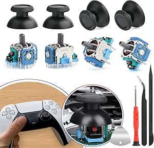 4Pcs Joystick (EL7 ALPS 2.3K) Analog 3D Replacement for Play Station 5 ...