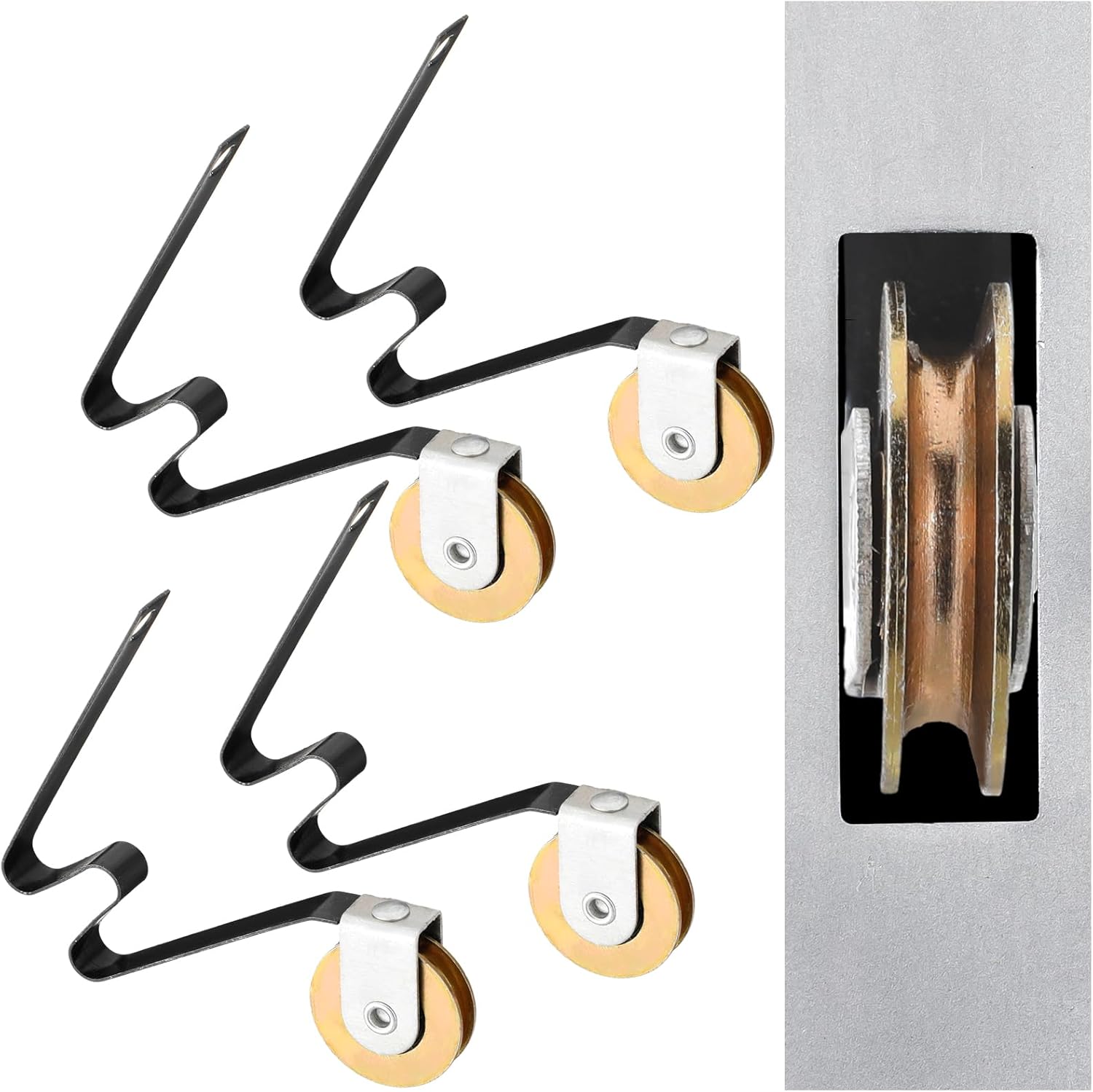 Tondiamo 2pcs 1 Inch Steel Screen Door Tension Springs with Steel ...