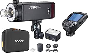 Amazon.com : Godox AD200 Pro II Pocket Flash with Godox XProII-N Wireless Flash Trigger for ...