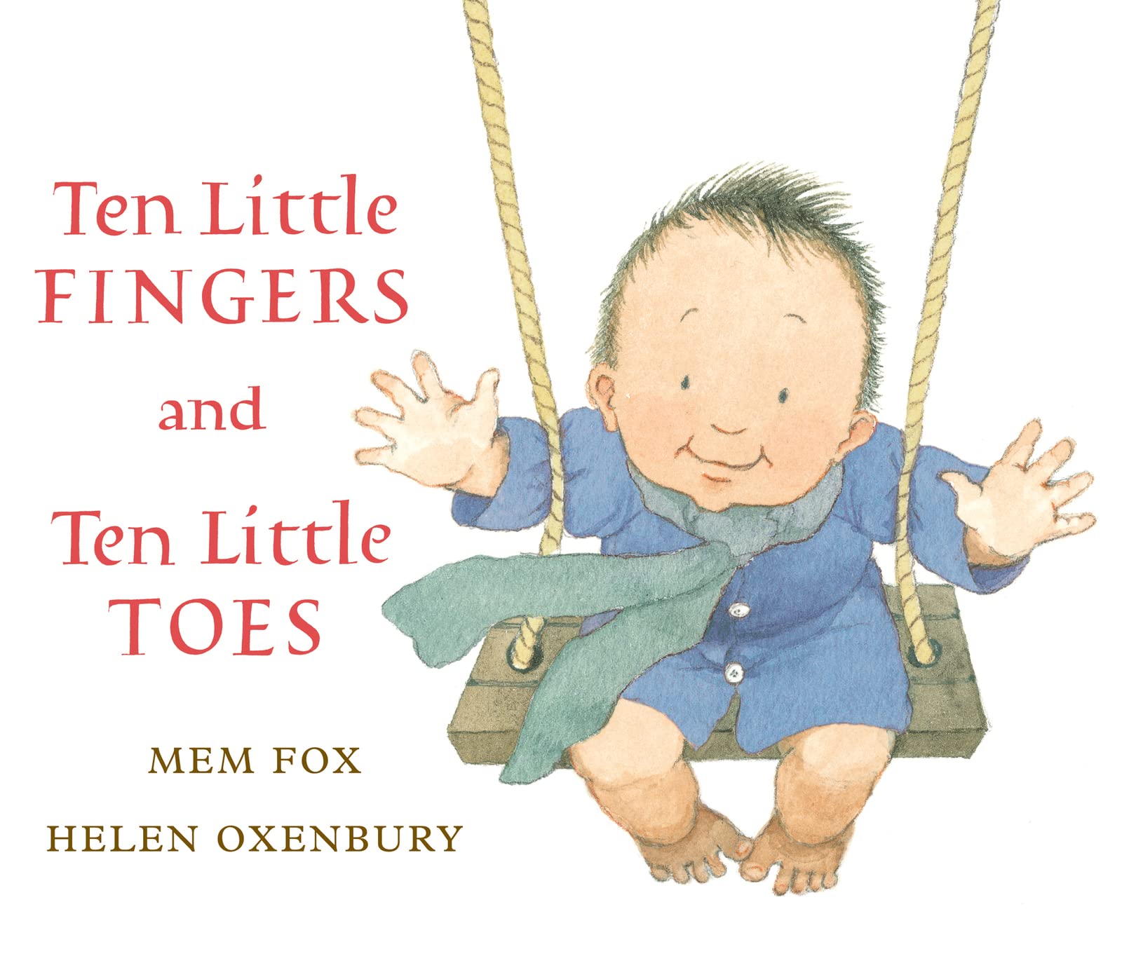 Amazon.com: Ten Little Fingers and Ten Little Toes Lap Board Book ...