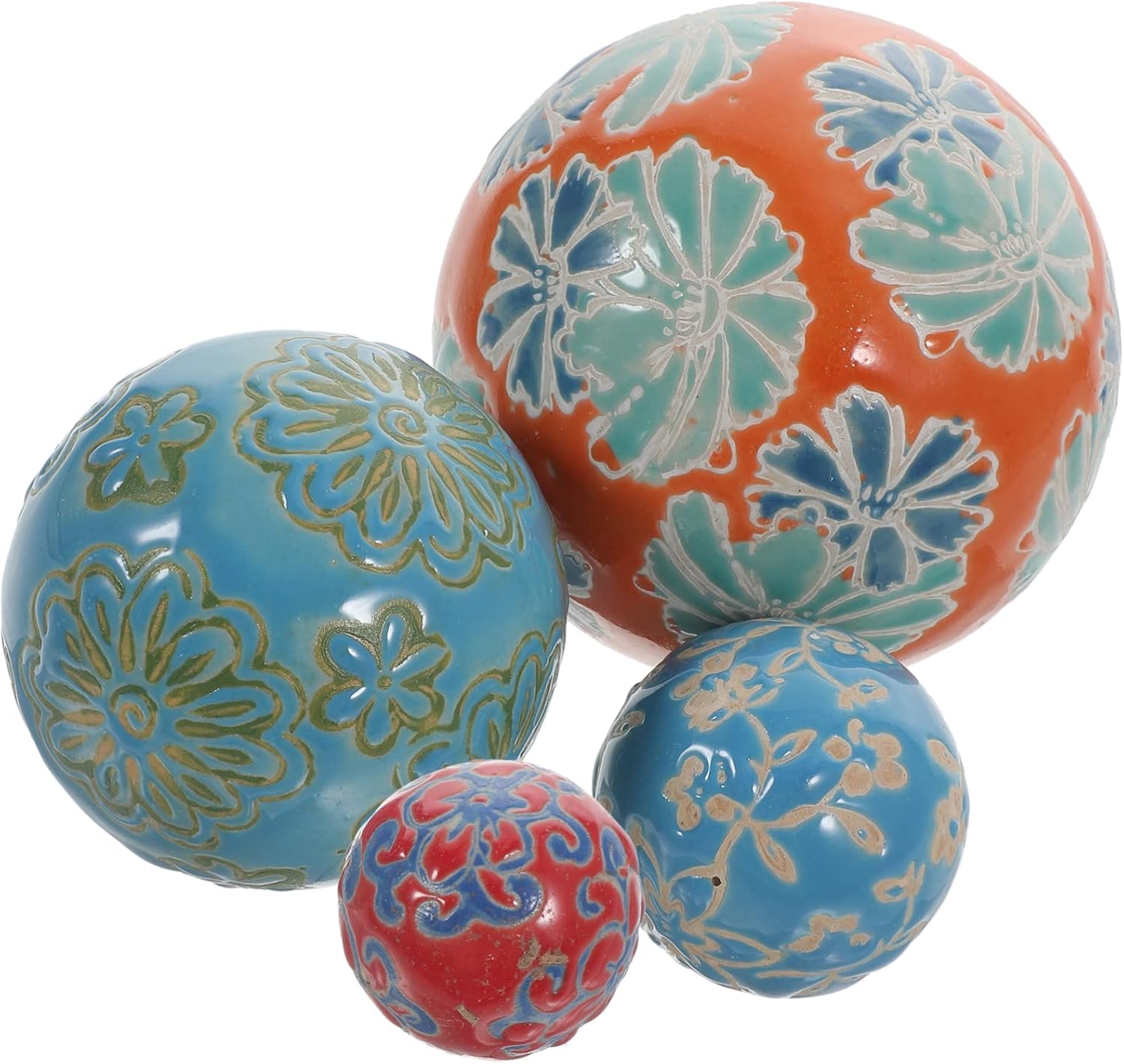 Amazon.com: Cabilock 4pcs Floating Ceramic Ball Home Ornament Coffe Table Table Decor Adornos ...