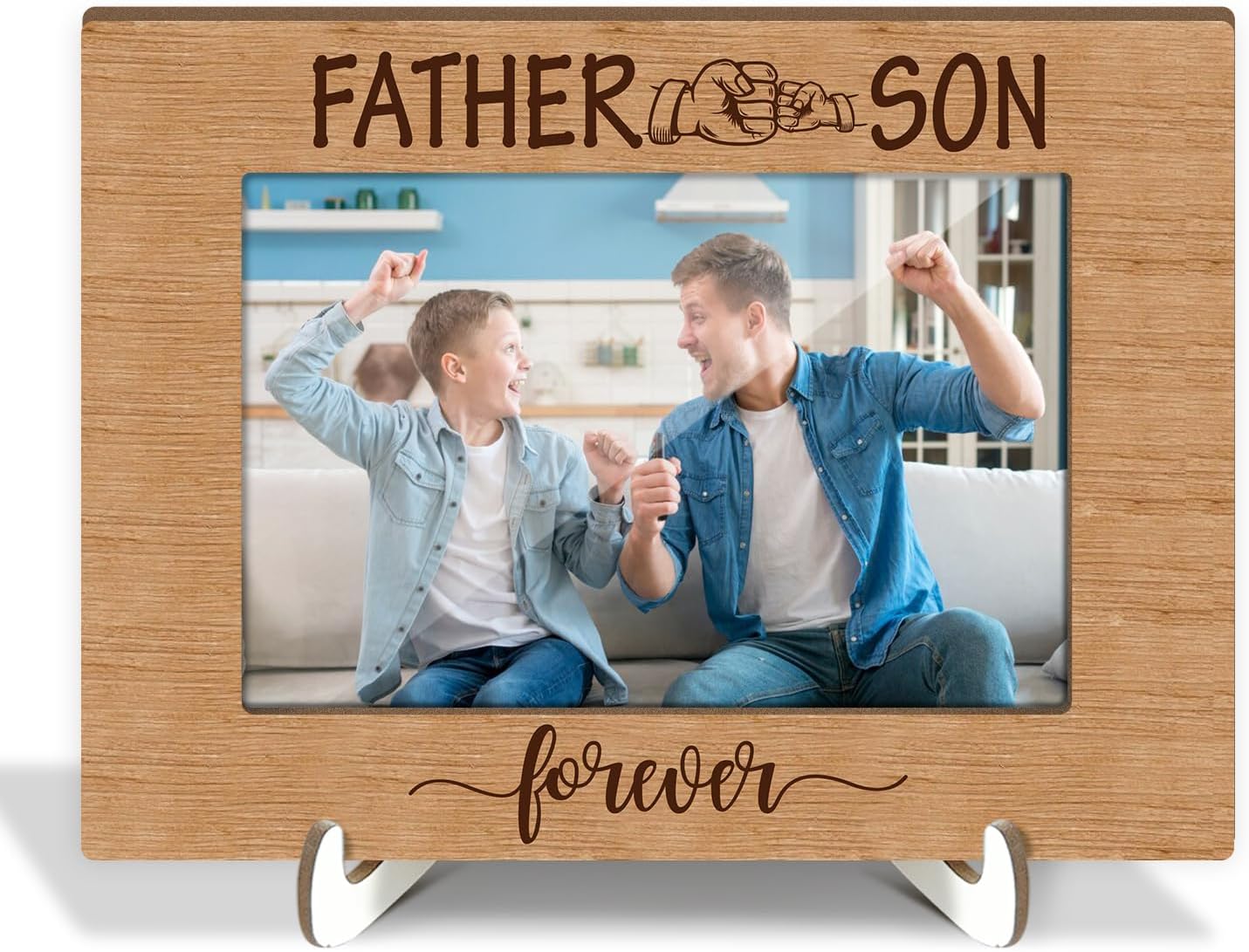 Amazon.com - Father Gifts From Son Boys Picture Frames, Dad and Son ...