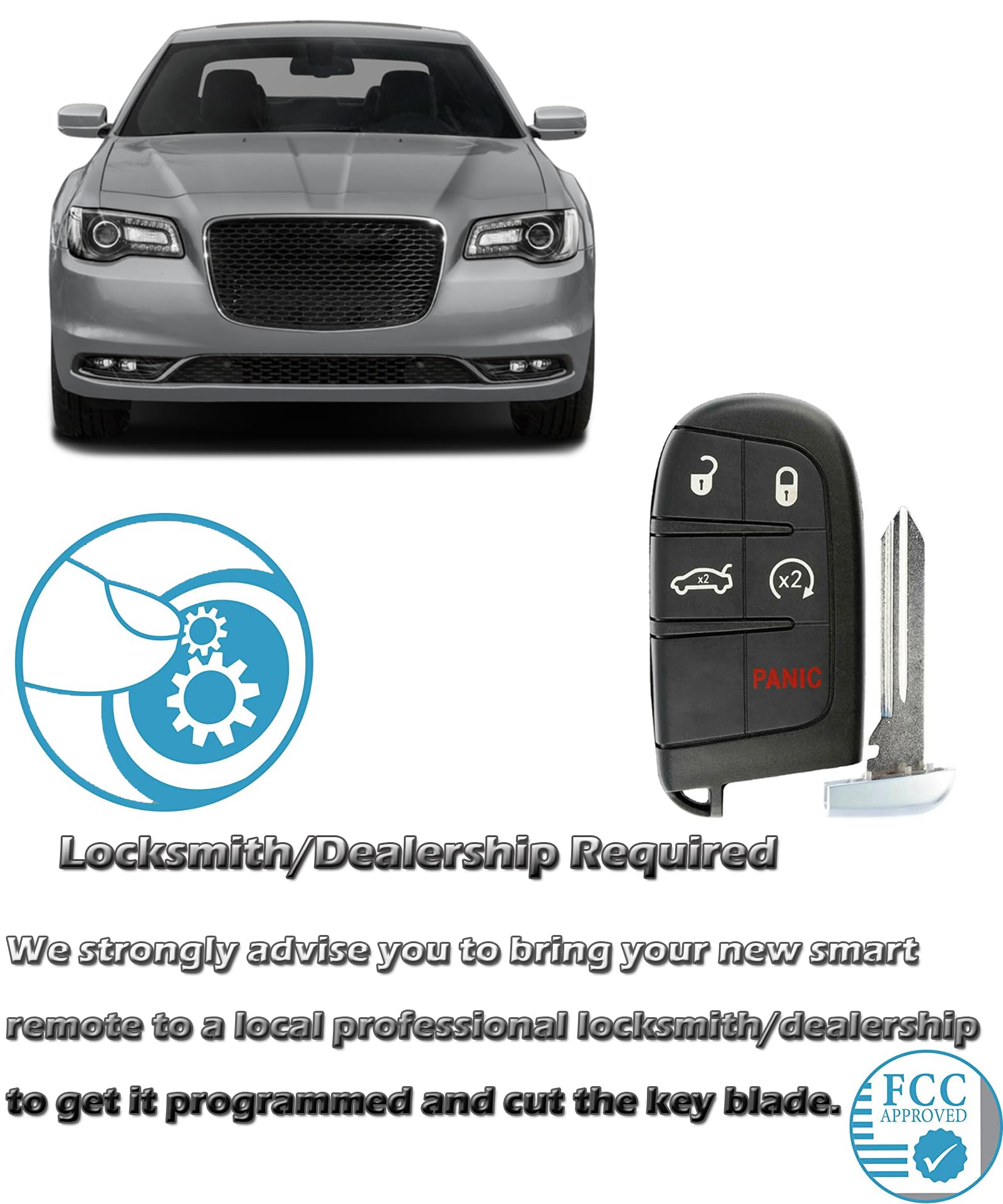 Capote Smart 451 Tested Chrysler Key Fob OEM Chrysler 300 Smart Key Fob ...