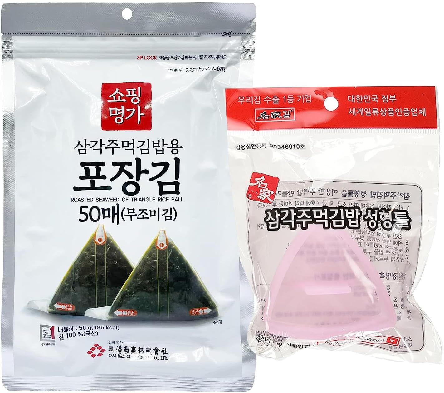 Amazon.com : Minecook Seaweed Nori for Triangular Onigiri Samgak Gimbap ...