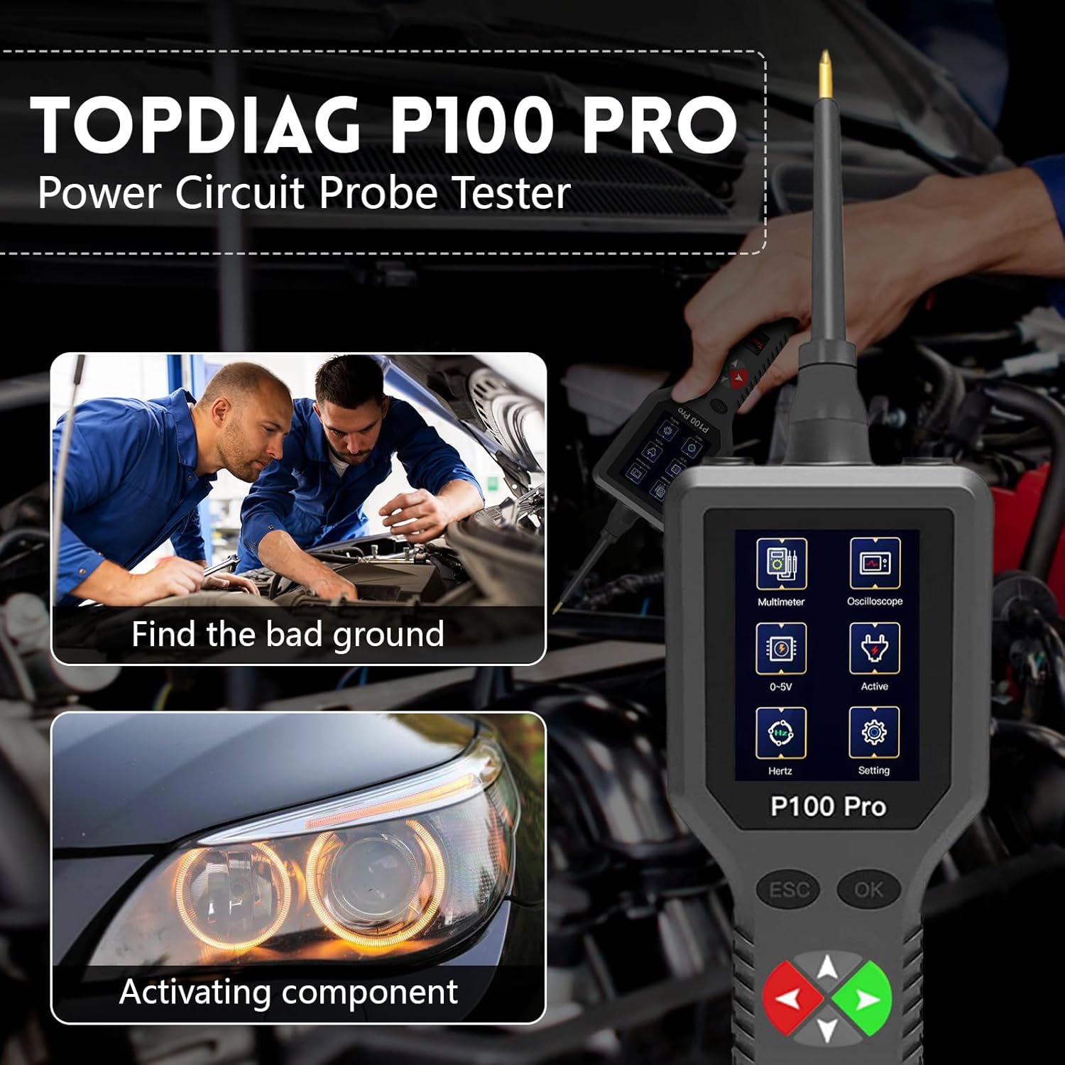 TopDiag P100 Pro Power Circuit Probe Kit - User Manual