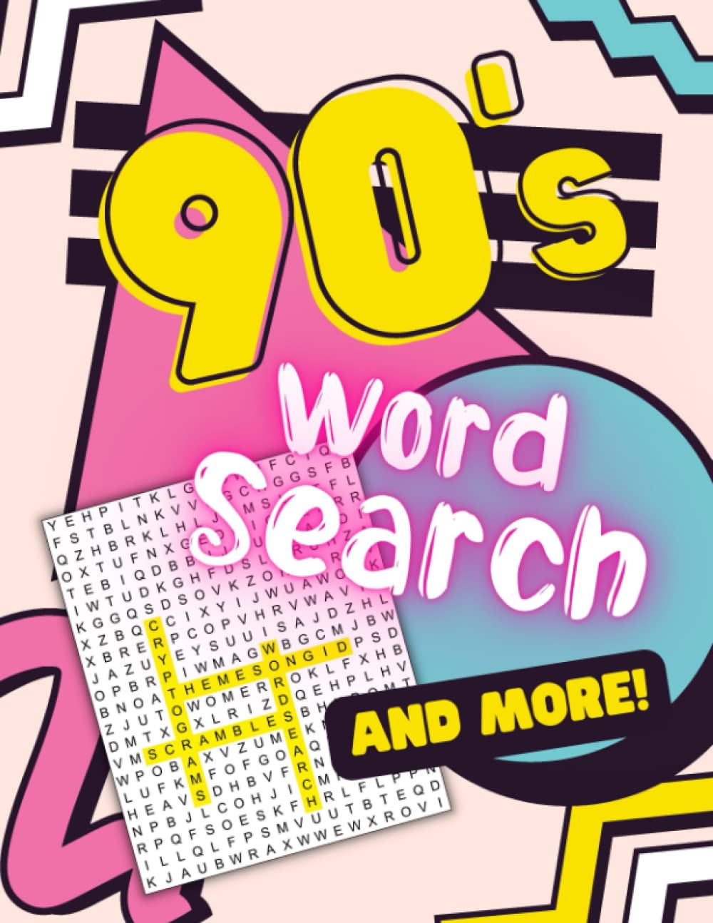 90's Word Search and More!: 90's Themed Word Searches, Word Scrambles ...