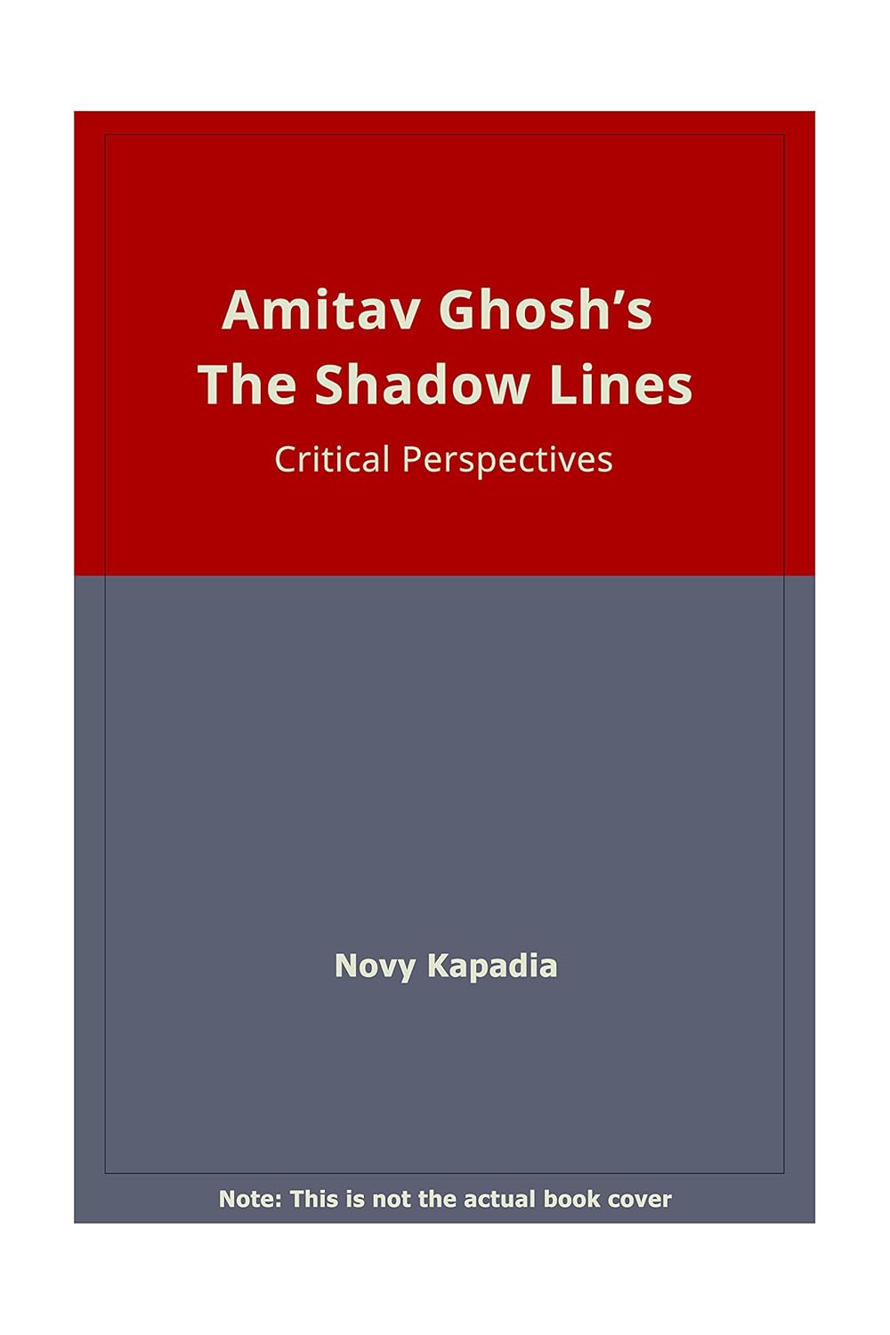 Amitav Ghosh's The shadow lines: Kapadia, Novy: 9788178510019: Amazon ...