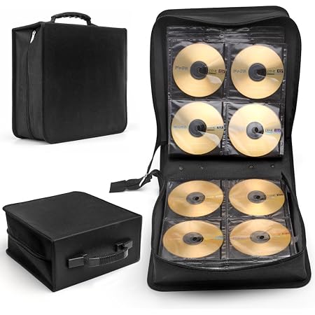 Amazon.com: Walter Drake CD DVD Storage Binder Case (208 Capacity) (1 ...
