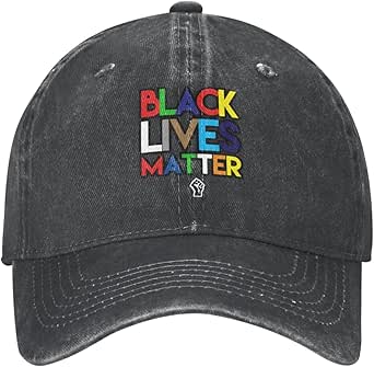 Black Lives Matter Baseball Cap Cute Adult Adjustable Washed Casquette ...