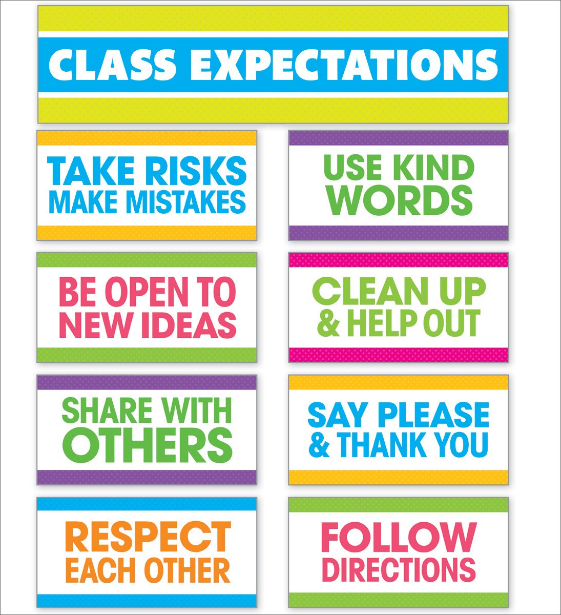 Class Expectations Mini Bulletin Board: Scholastic: 0078073105113 ...