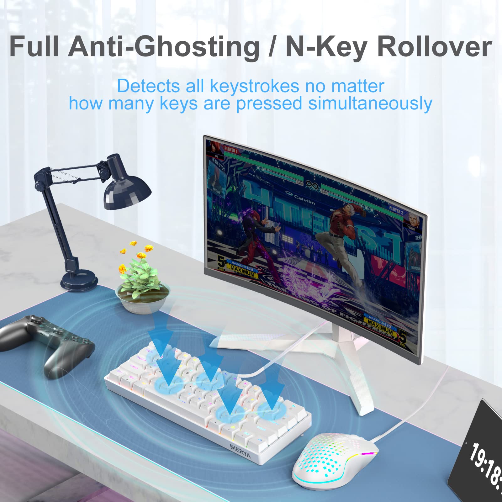 Snapklik.com : DIERYA DK61E 60% Percent Mechanical Gaming Keyboard ...