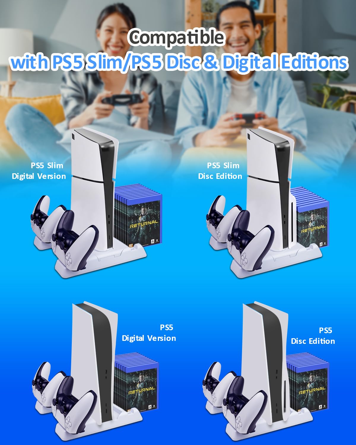 Snapklik.com : JZW-Shop PS5 Slim Stand