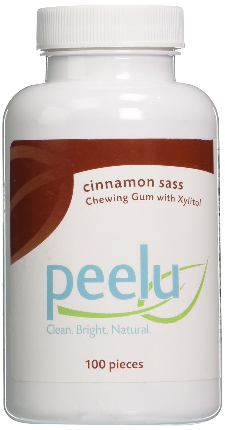 Amazon.com : the Peelu Co. Chewing Gum, Cinnamon Sass, 100-Count ...