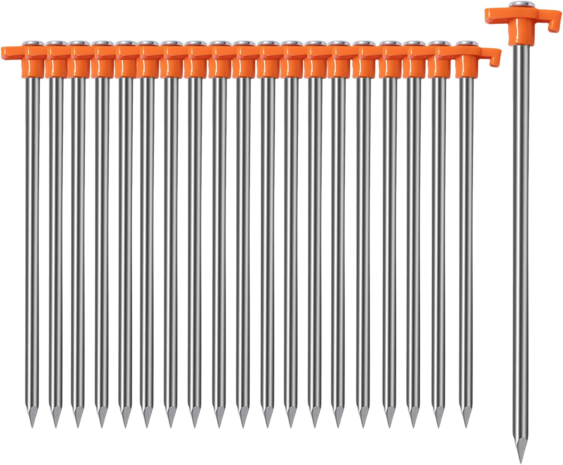 Amazon.com : Screw in Tent Stakes,Tent Stakes Heavy Duty Screw,Hex Pegs ...