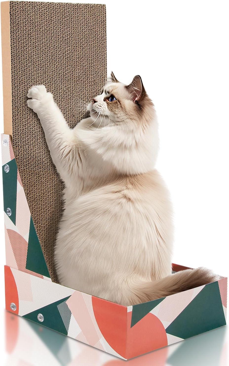 Knupis Kratzbrett Katze Groß 68 cm - Kratzpappe für Katzen zur ...