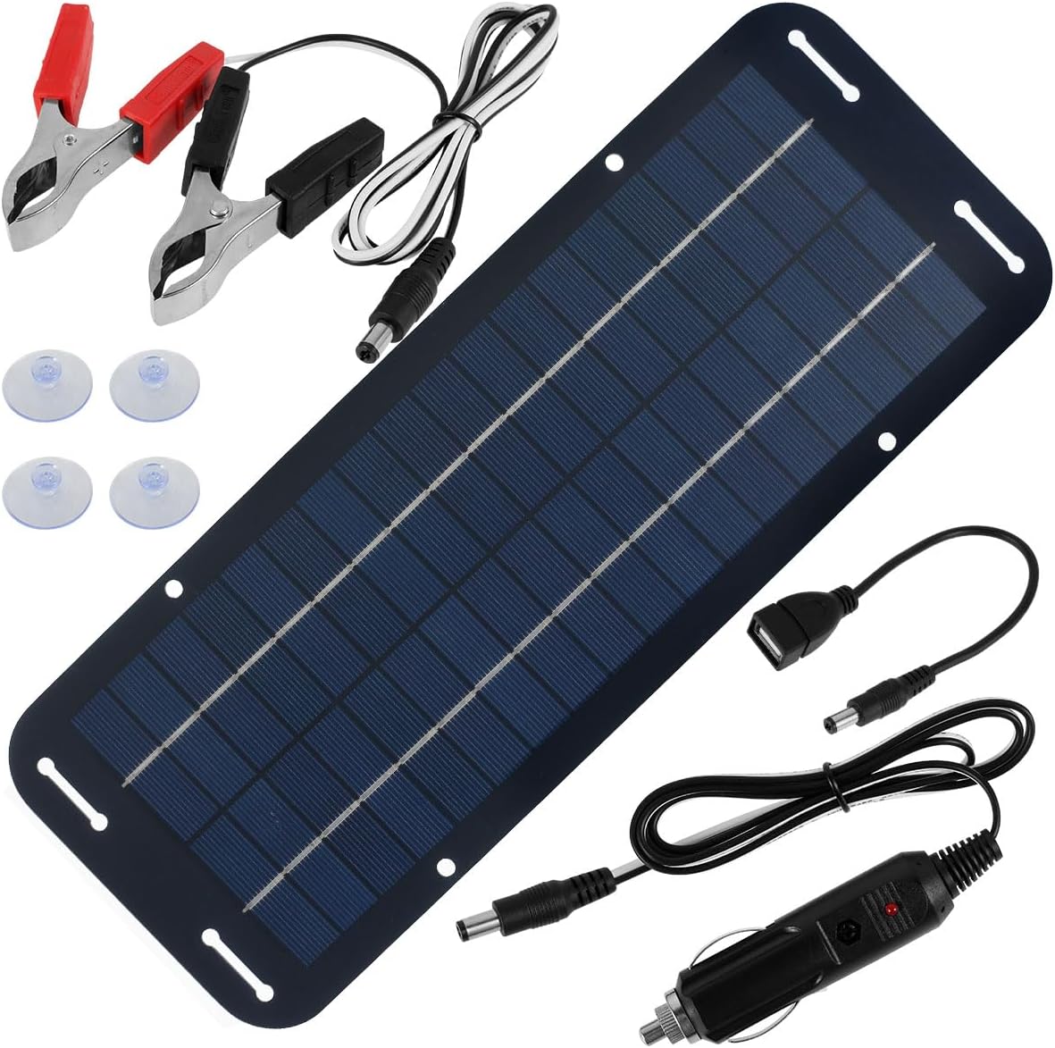 Amazon.com : Solar Panel Kit, 30w 12v Solar Trickle Charger, 14 X 5 ...