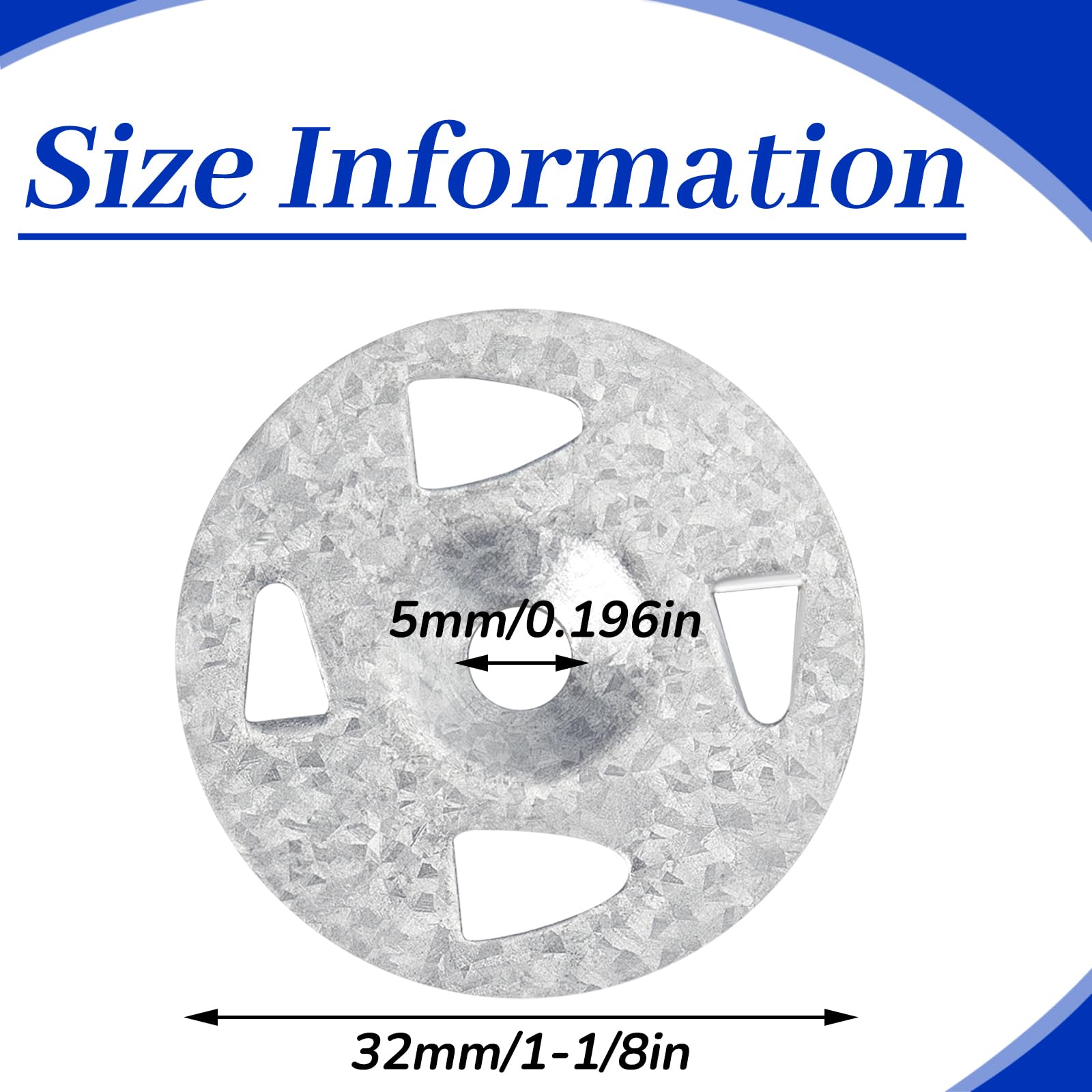 Snapklik.com : Washers For Installation Of Foam Board Panels 1-1/8 Inch ...