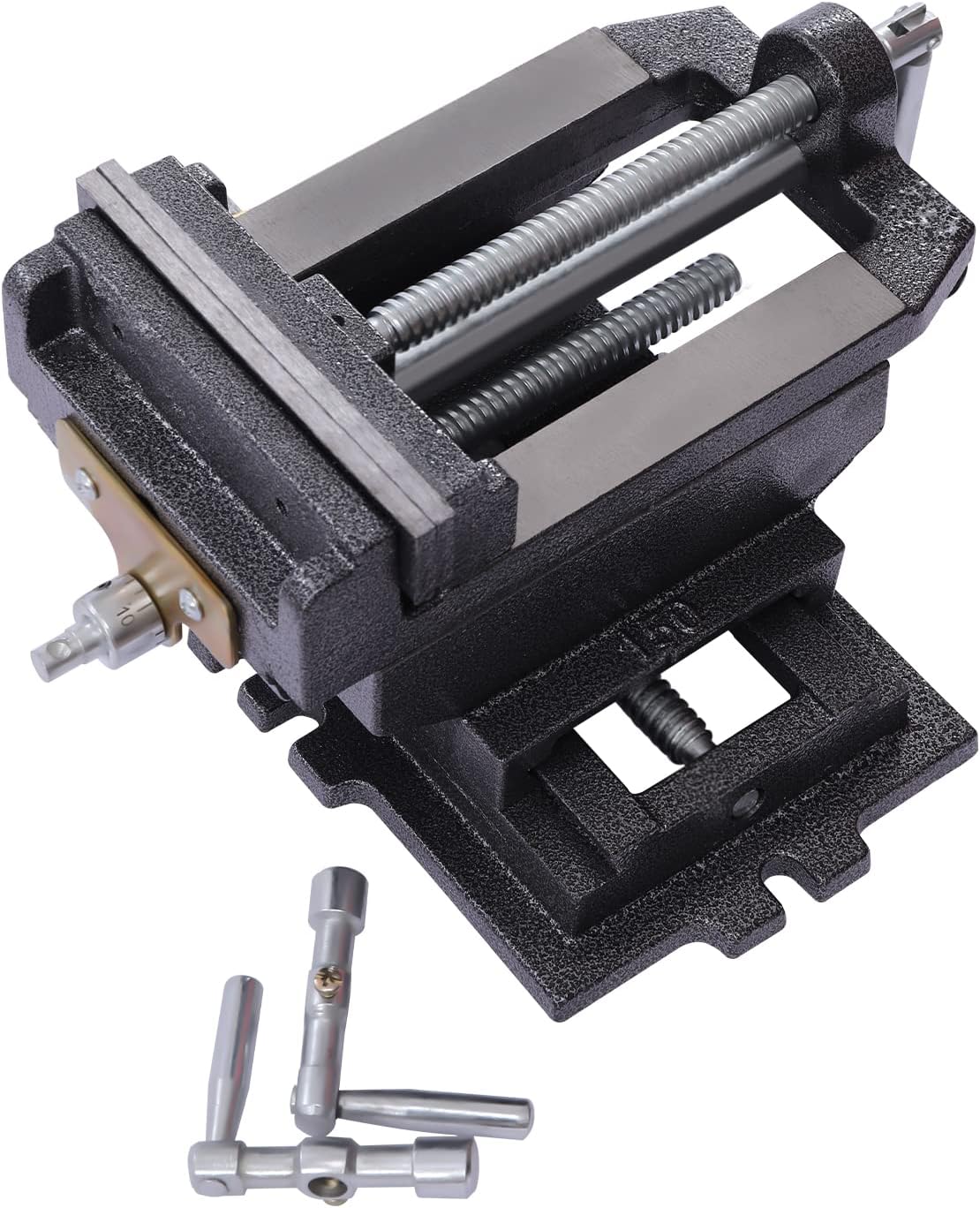 6" Cross Slide Vise Bench Vises Drill Press Milling Vise 2 Way X-Y ...