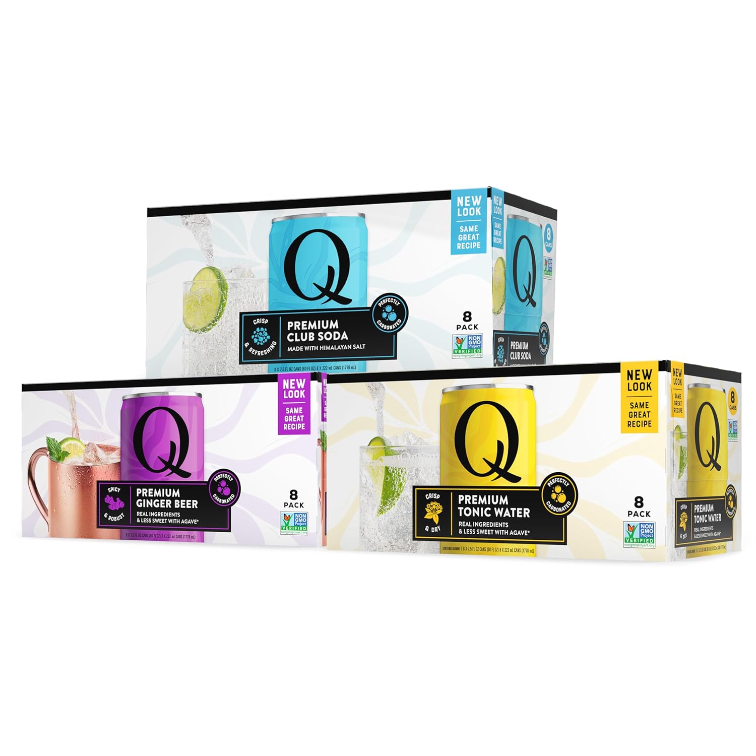 Amazon.com : Q Mixers Variety Pack - Essential Premium Cocktail Mixers ...