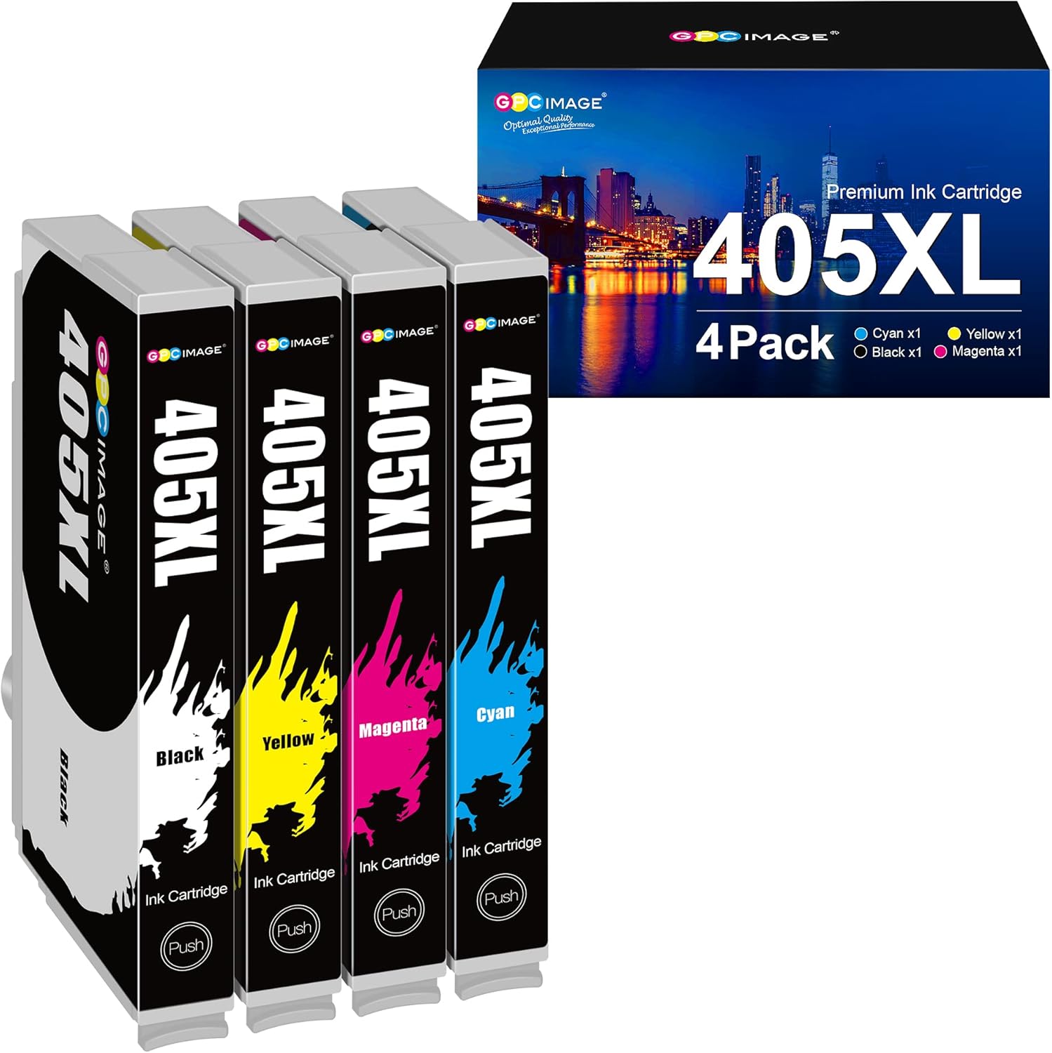 GPC Image Compatible 405XL Ink Cartridges Replacement Multipack for ...