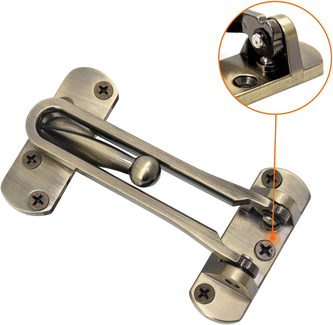 QWORK 1 Pack Latch Guard Clasp , Door Security Guard , Door Lock with ...