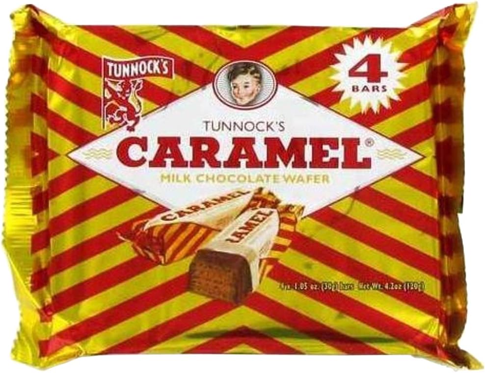 Amazon.com: Tunnocks Caramel Chocolate Wafer, 4.4 Ounce (Pack of 44 ...
