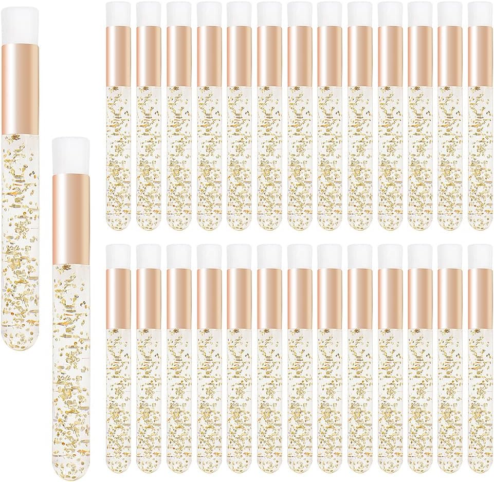 Amazon.com: 30PCS Crystal Lash Extension Cleanser Shampoo Brushes Peel ...