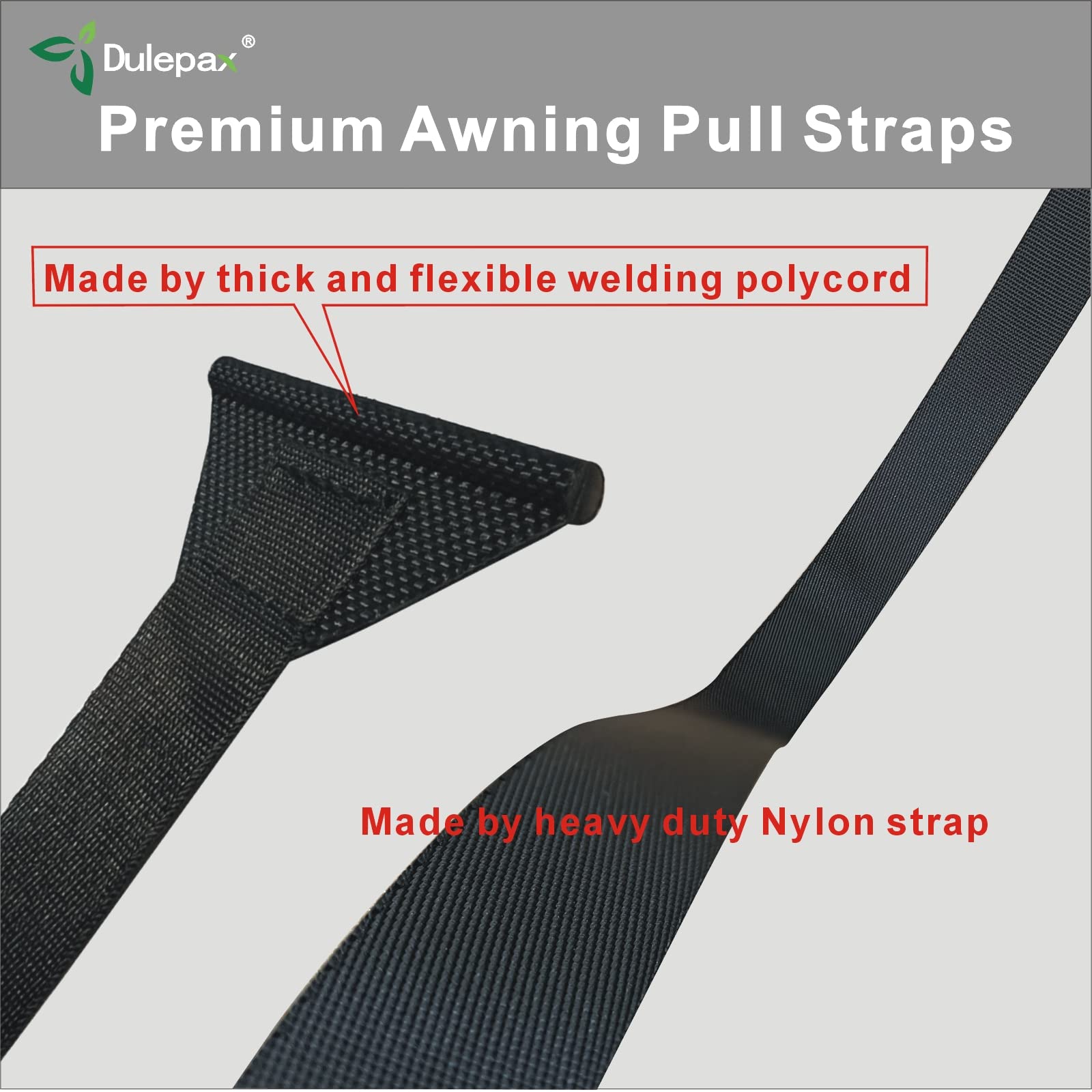 Snapklik.com : Dulepax RV Awning Pull Straps, 96 Inches Long Straps