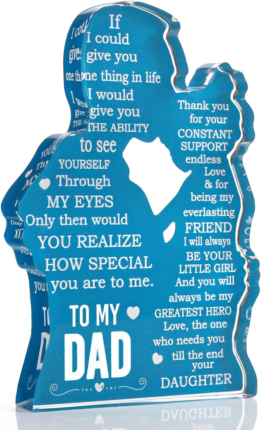 Amazon.com: LED Acrylic Gifts for a Dad - Personalized Dad Gifts ...