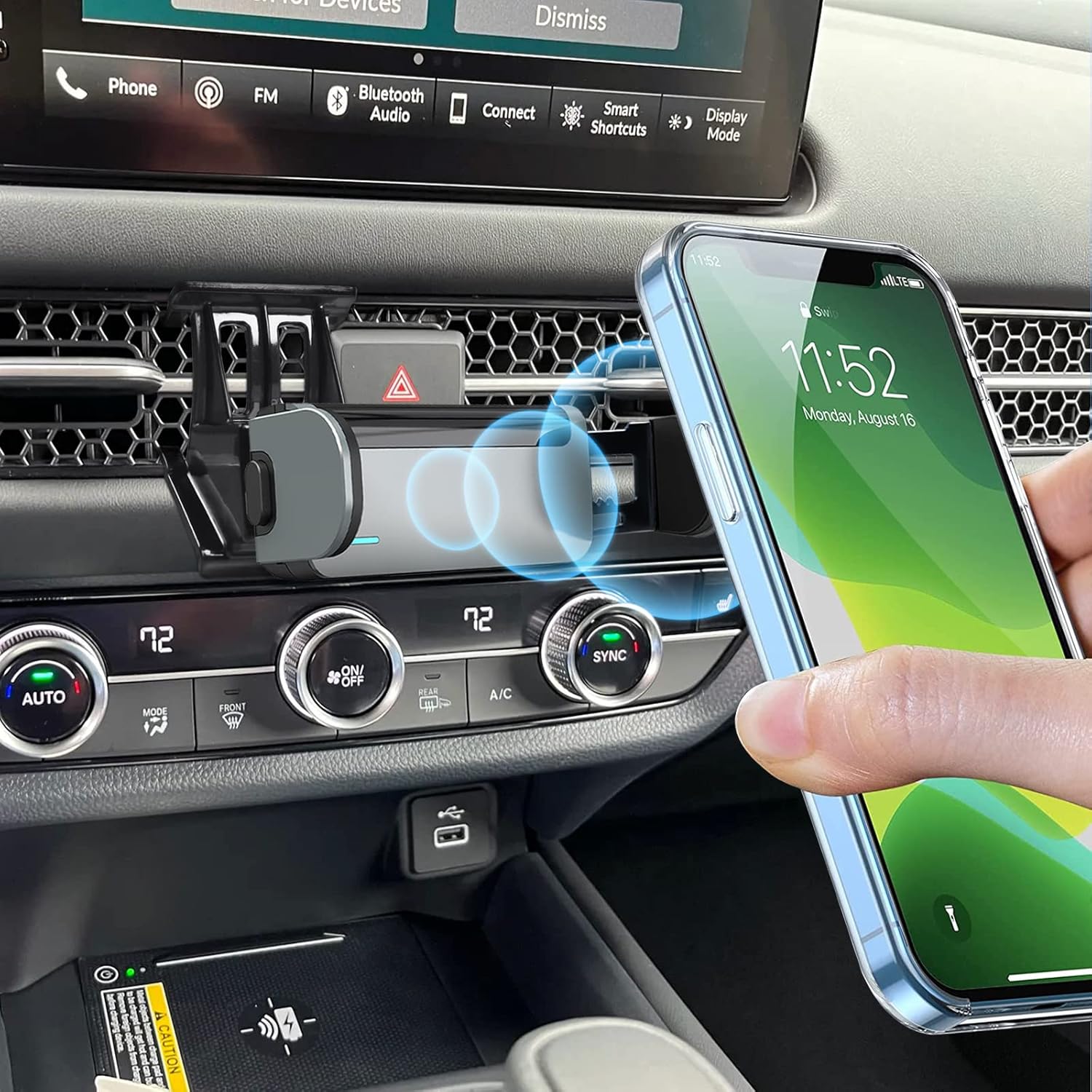 Amazon.com: BIXUAN 2023 HRV Car Phone Holder Mount for 2023 Hondaa HRV ...