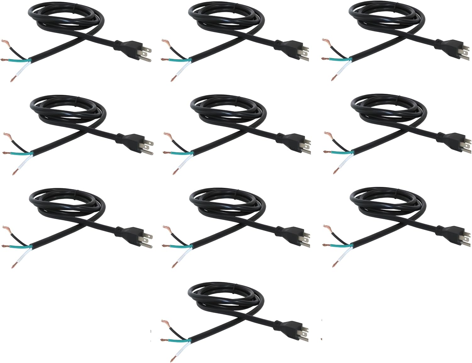 6-Foot 14/3 Appliance Power Cord | Black | 14 Gauge, 3 Prong ...