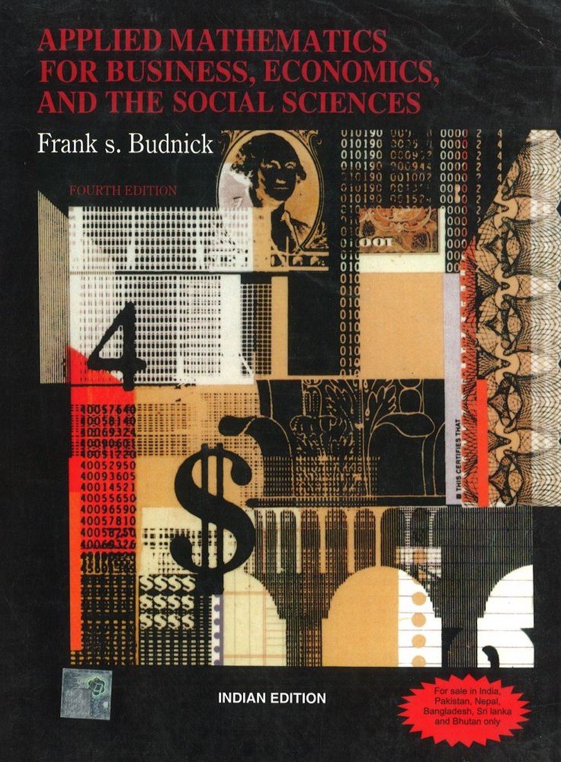 Applied Mathematics For Business: Frank Budnick: 9780070706552: Amazon ...