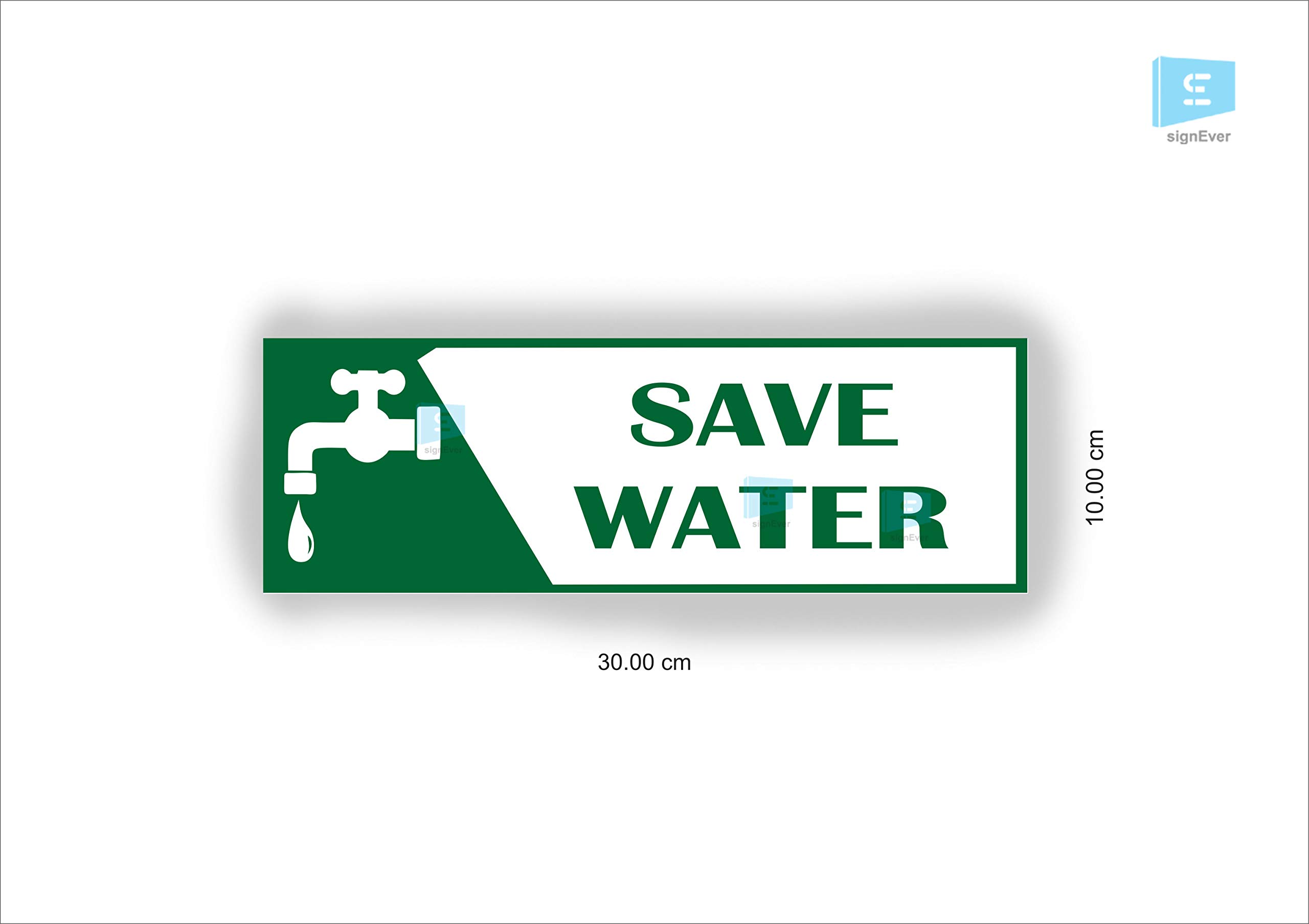 Buy SIGN EVER Save Water Sign Boards For School Office Collage Factory ...